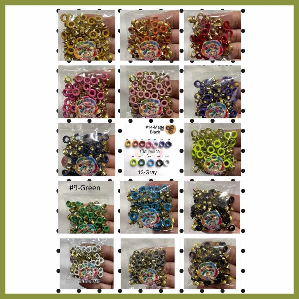 4mm$a)Colored{v$Eyelet>vo)(no}CF)washer)(100-pack) | Shopee Philippines