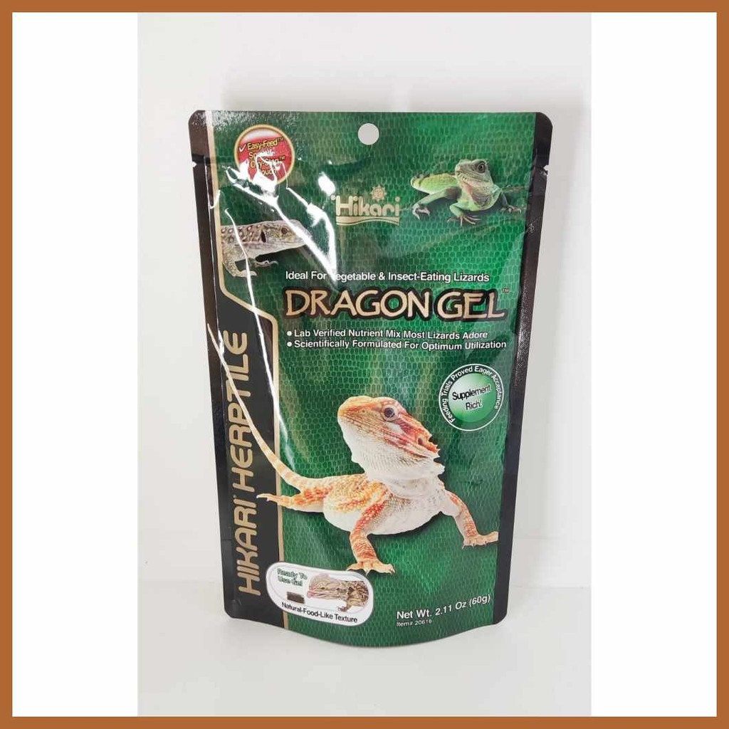 Hikari Herptile Dragon Gel Lizard Food 60g (NEW STOCKS) | Shopee ...
