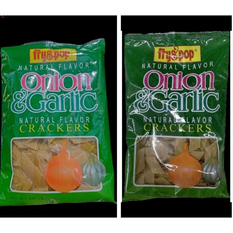 Fry & Pop Onion & Garlic Crackers Ready to Fry Uncooked Kropek ...