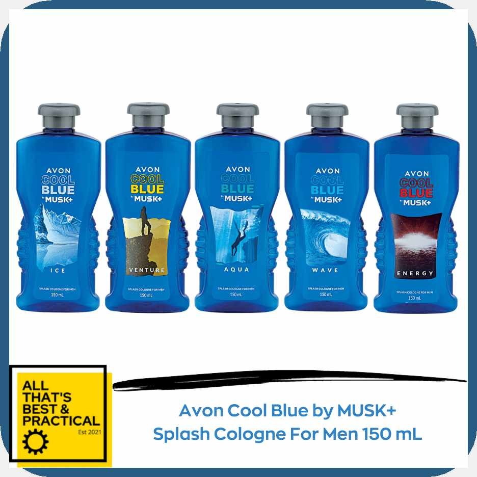 Avon Cool Blue by Musk+ Splash Cologne for Men 150 mL | Shopee Philippines