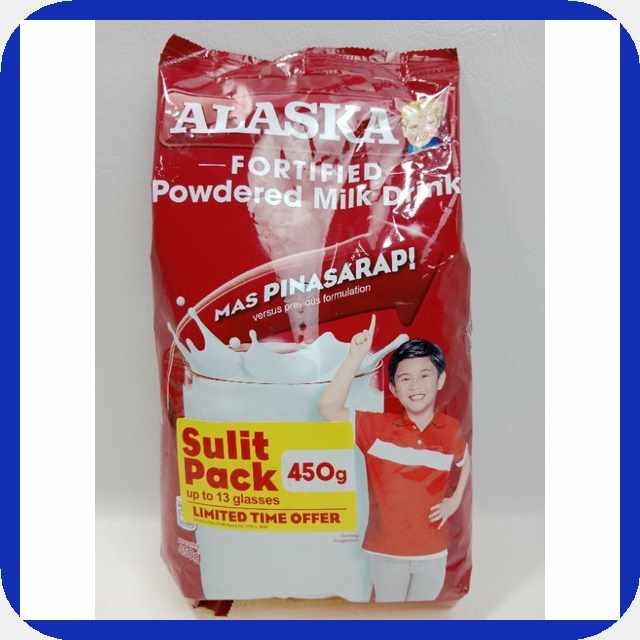 Alaska Fortified Powdered Milk Drink 450g | Shopee Philippines