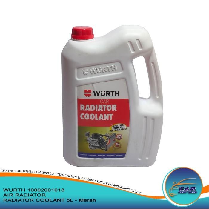 MERAH WURTH RADIATOR COOLANT 5L RED RADIATOR WATER | Shopee Philippines