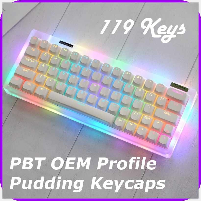 119QG@Keys'K*Pudding$vq_Keycaps:zF_For:cC_Mechanical:DQ_Keyboard:pB_OEM ...