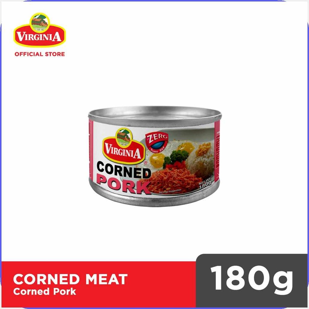 Virginia`Y)Corned?bX{PorkYr180g | Shopee Philippines