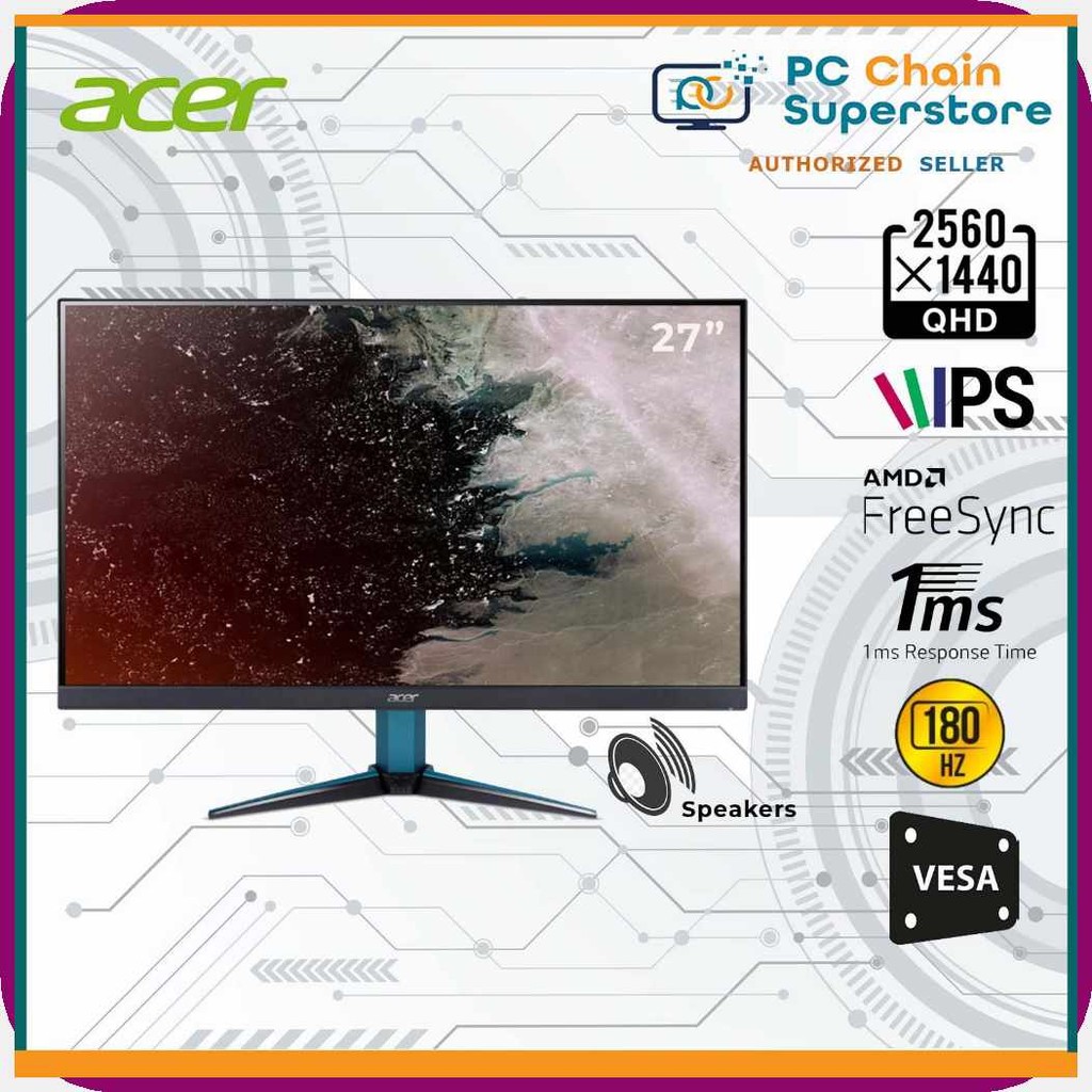 Acer*n(Nitro-EVG271UaM3bmiipx]F#Gaming]h#Monitor]i#-]oq#27]gW#2K WQHD ...