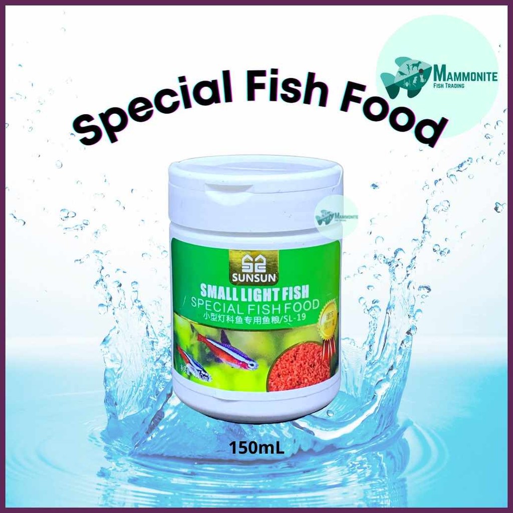 Sunsun Small Light Fish Special Fish Food 150mL SL19 | Shopee Philippines