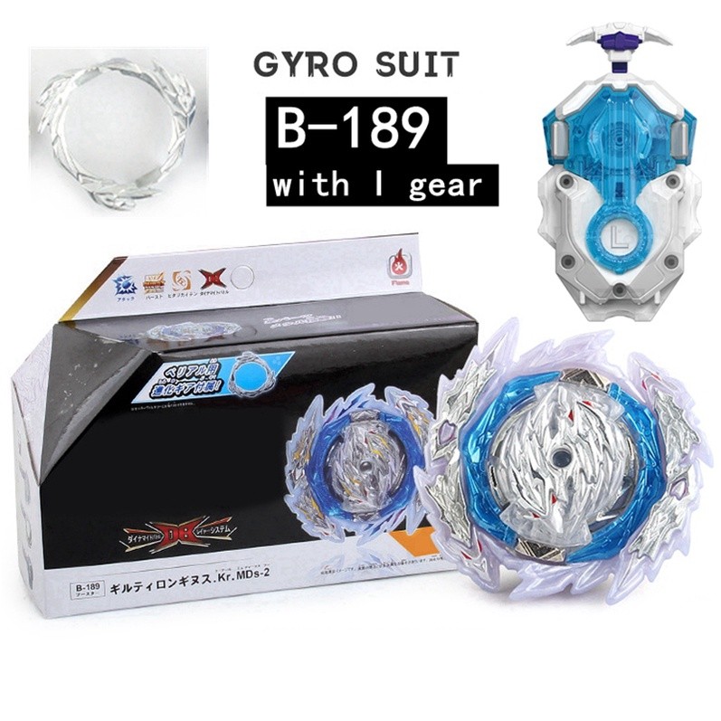 Flame B-189 Guilty Longinus with DB Launcher Spinning Top Burst Metal ...