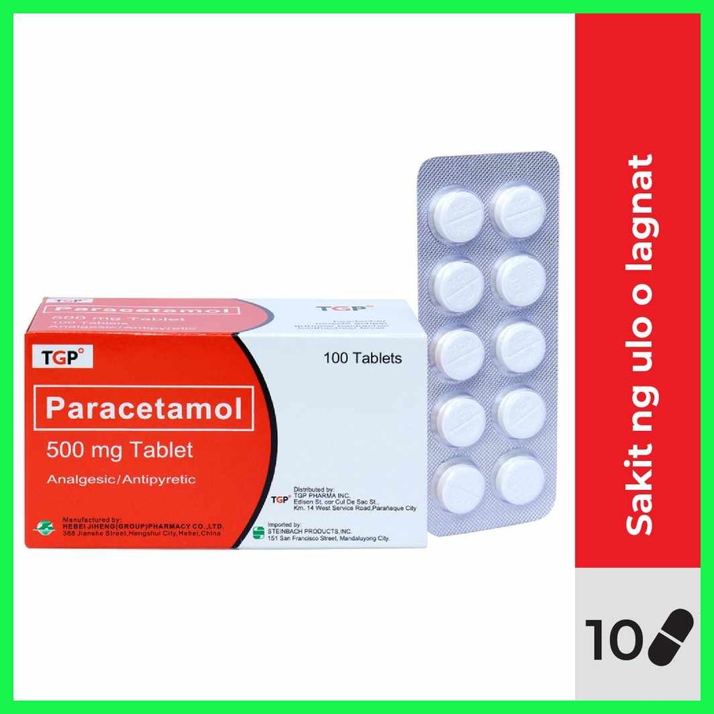 TGP&Uj$Paracetamol)DE}500mg>QD}tablets>FE}10>kf}pcs/pack>Zz}>bB}for>tT ...