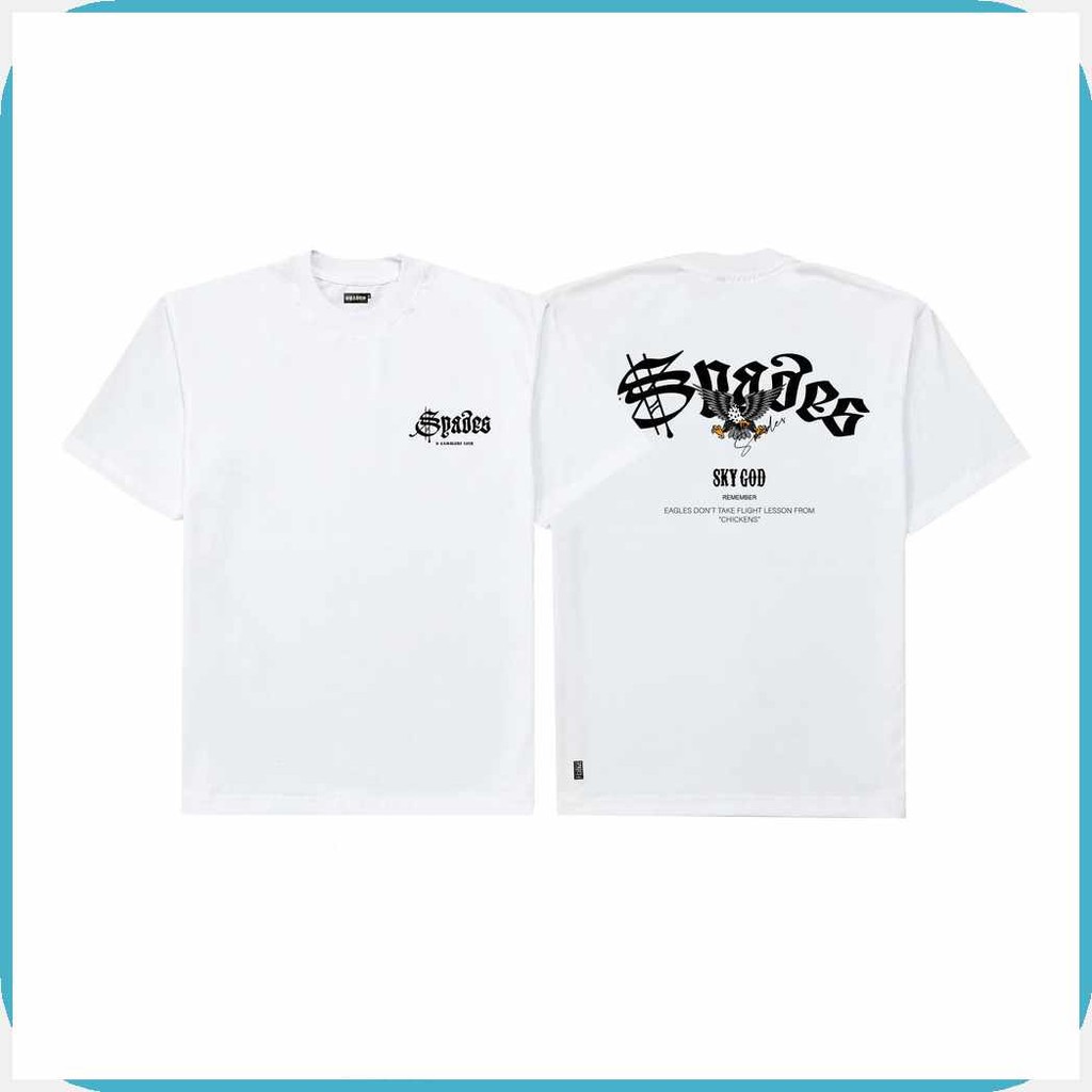 Spades[u%Sky=vl(God)My>Boxy)JJ>Tee)VC>White | Shopee Philippines