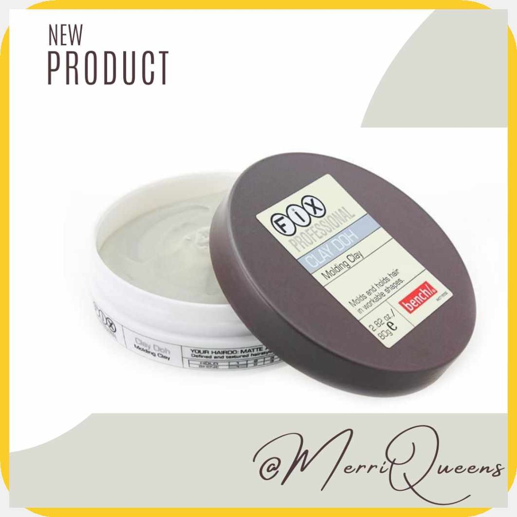 BENCH_EZ/Clay}L[Doh`fW;80g&/&Molding&Clay&/&Hair wax for men | Shopee ...