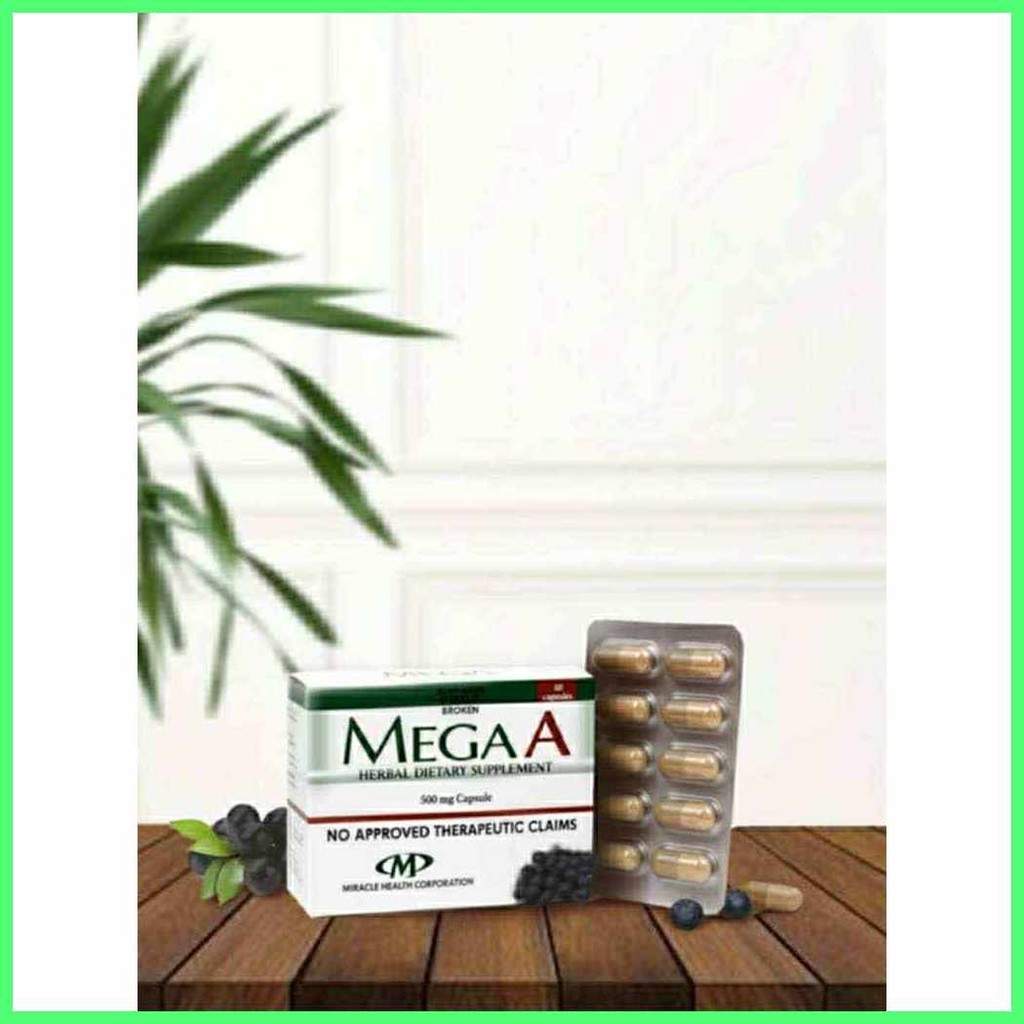 Mega(Q^A_R+(60@iO@xh@rE@n@W@J capsules per box) | Shopee Philippines