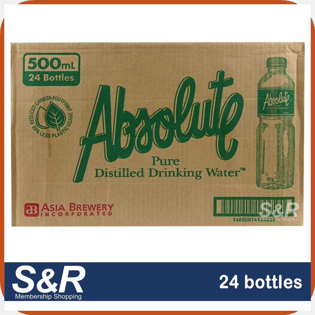 Absolute/L-Pure_jP:Distilled:s_Drinking:A_Water:k_24:Y_bottles | Shopee ...