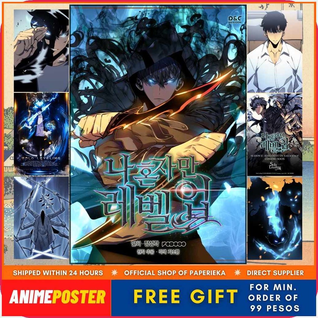 Solo Leveling : Official Anime Poster / Stickers / Laminated Posters ...