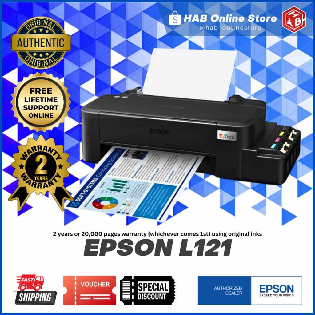 Epson_j_L121]wn;d&EcoTank`S&Single`Ti%Function_sJ%Colored_fA%Printer_ak%Continuous Ink CISS ...