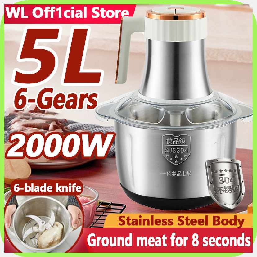 WL{X&d^Processor}T>Meat)v>Grinder)e?5L*L?Capacity*Z?Stainless*W?Steel 6 ...