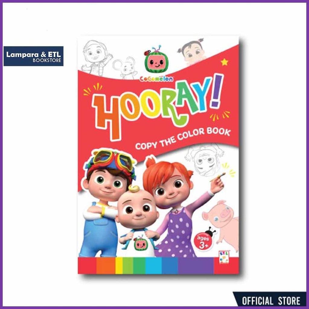 Cocomelon$Px]-*s%Hooray!:Tk_Copy;x`The:A_Color:P_Book | Shopee Philippines