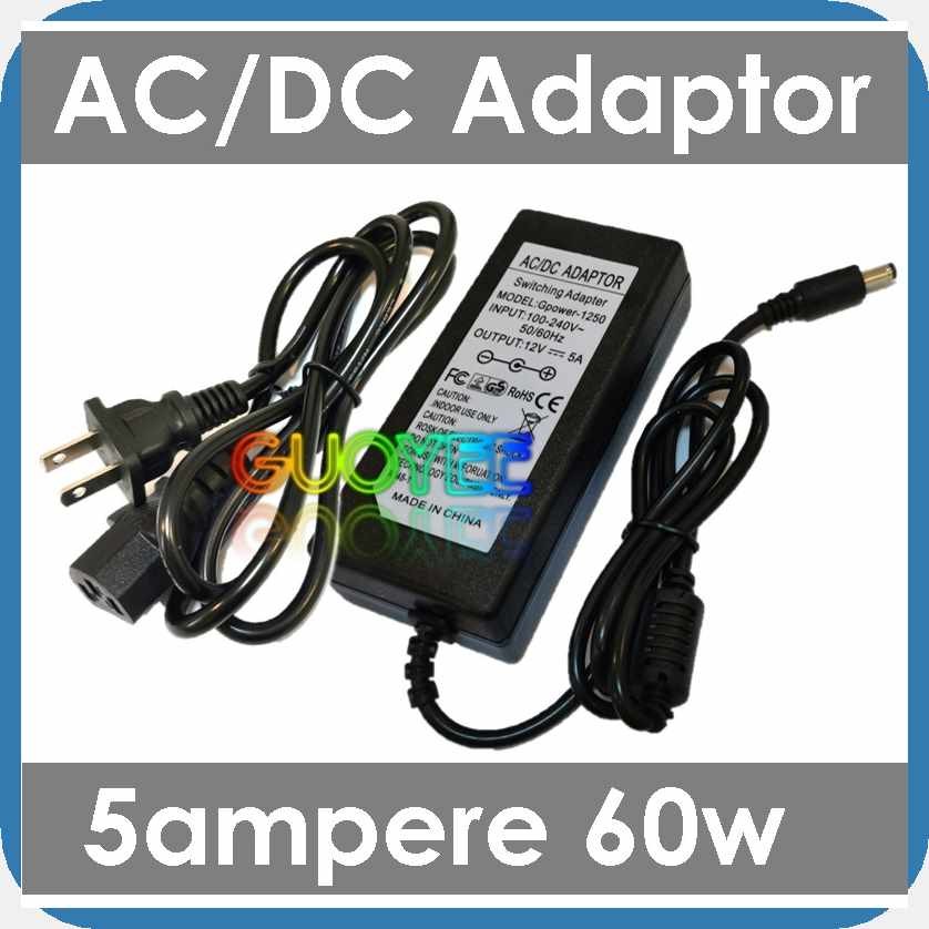 adapter 5A 12V led adaptor 60W for cctv.pisonet wifi vendo led sign ...