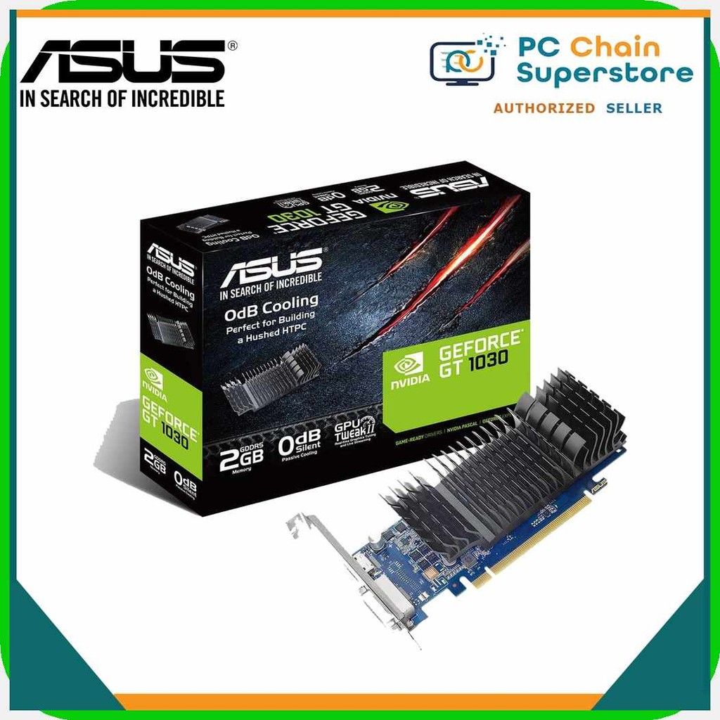 ASUS GeForce GT 1030 2GB GDDR5 GT1030 low profile graphics card for ...