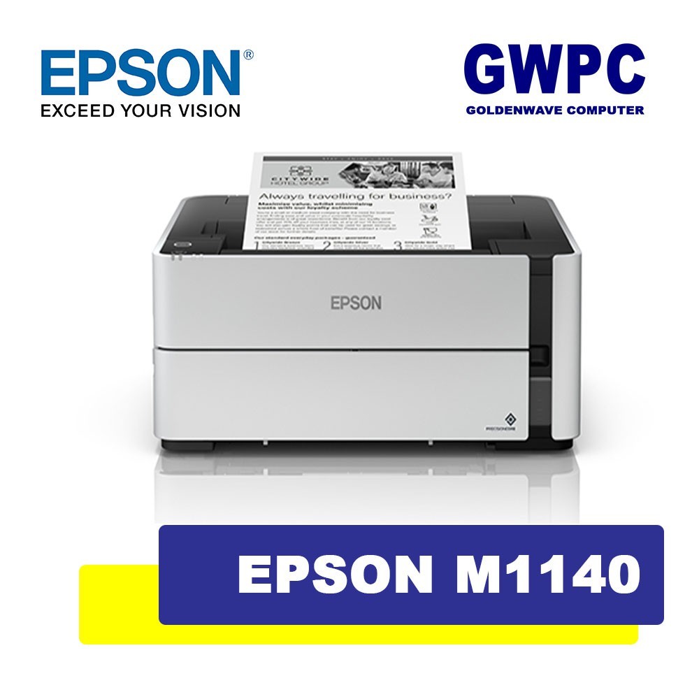 Epson M1140 EcoTank Monochrome Ink Tank Printer | Shopee Philippines