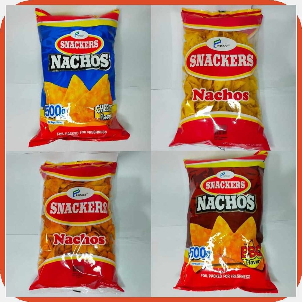 Snackers Nachos Chips, Prifoods 500g | Shopee Philippines