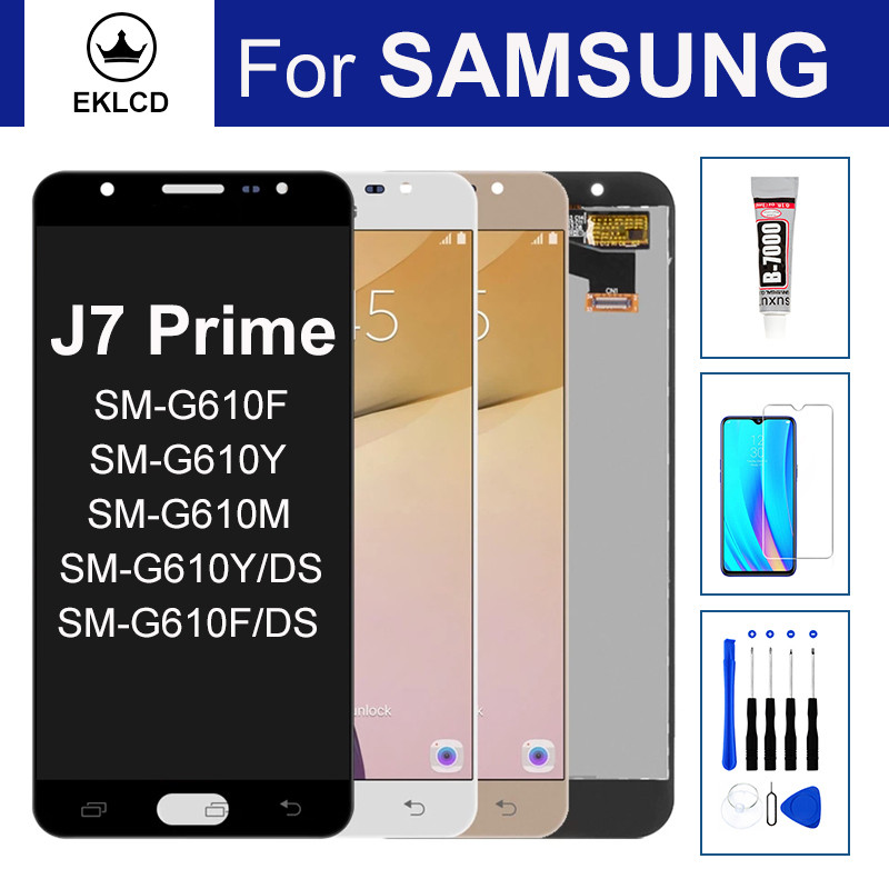 LCD For Samsung Galaxy J7 Prime G610 SM-G610F G610Y/DS Display Touch ...
