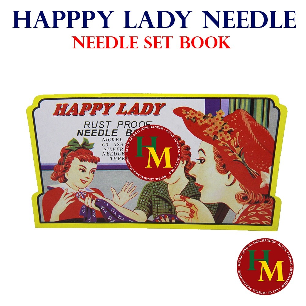 Happy Lady Needle Set/book for household sewing, DIY needle set ...