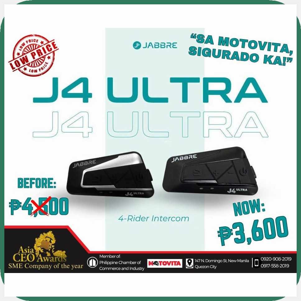 JABBRE J4 Ultra 6 Rider Intercom | Shopee Philippines