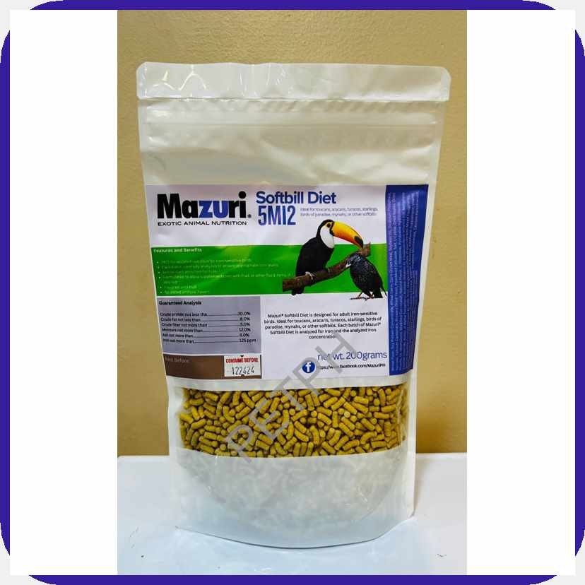 Mazuri)ag!Softbill)oJ,Diet&aH`200g;Ns`(Food;L`for;k`Mynah,;w`toucans,;o ...