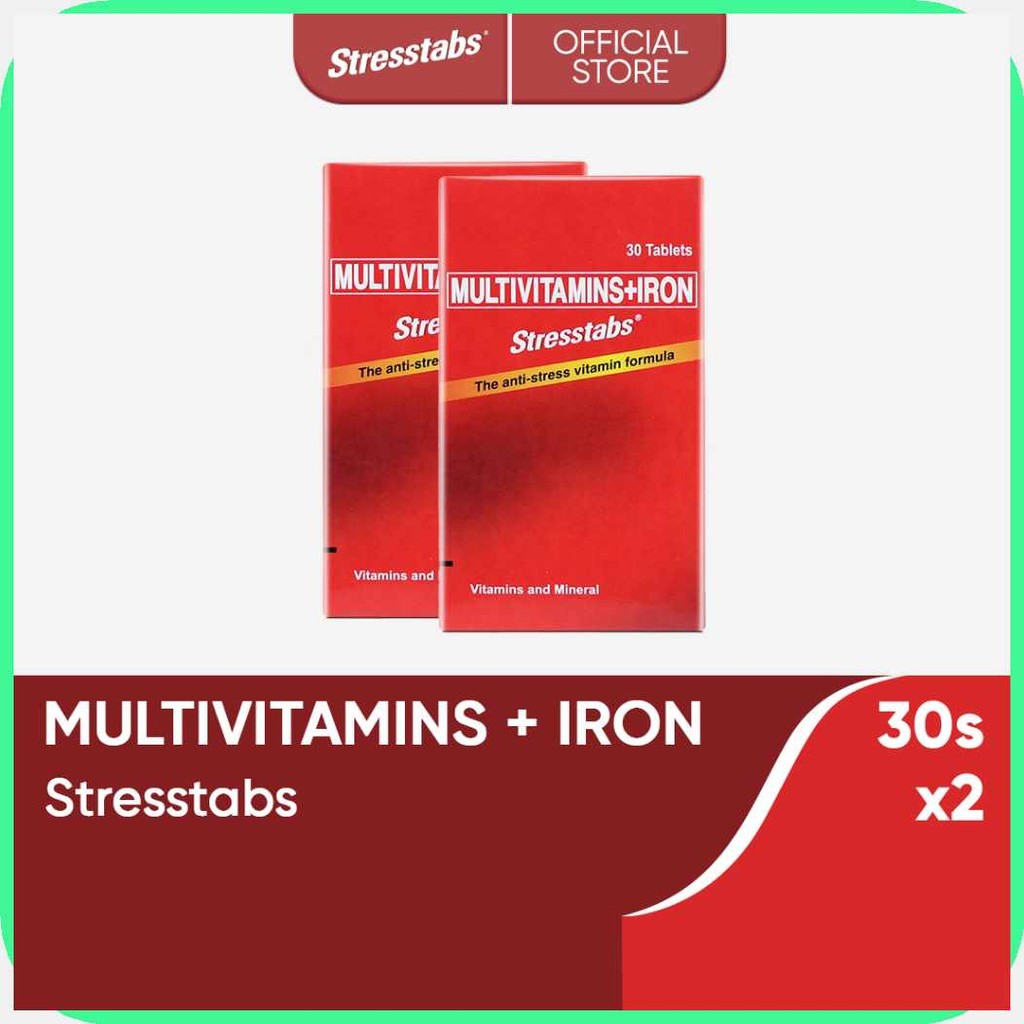 Stresstabs`U]Multivitamins^AR)+>U}Iron>i}30s>w}x2?M~Fights?c~Stress,?e ...