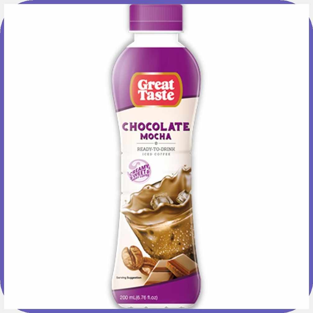 Great Taste Iced Coffee Chocolate Mocha 200Ml | Shopee Philippines