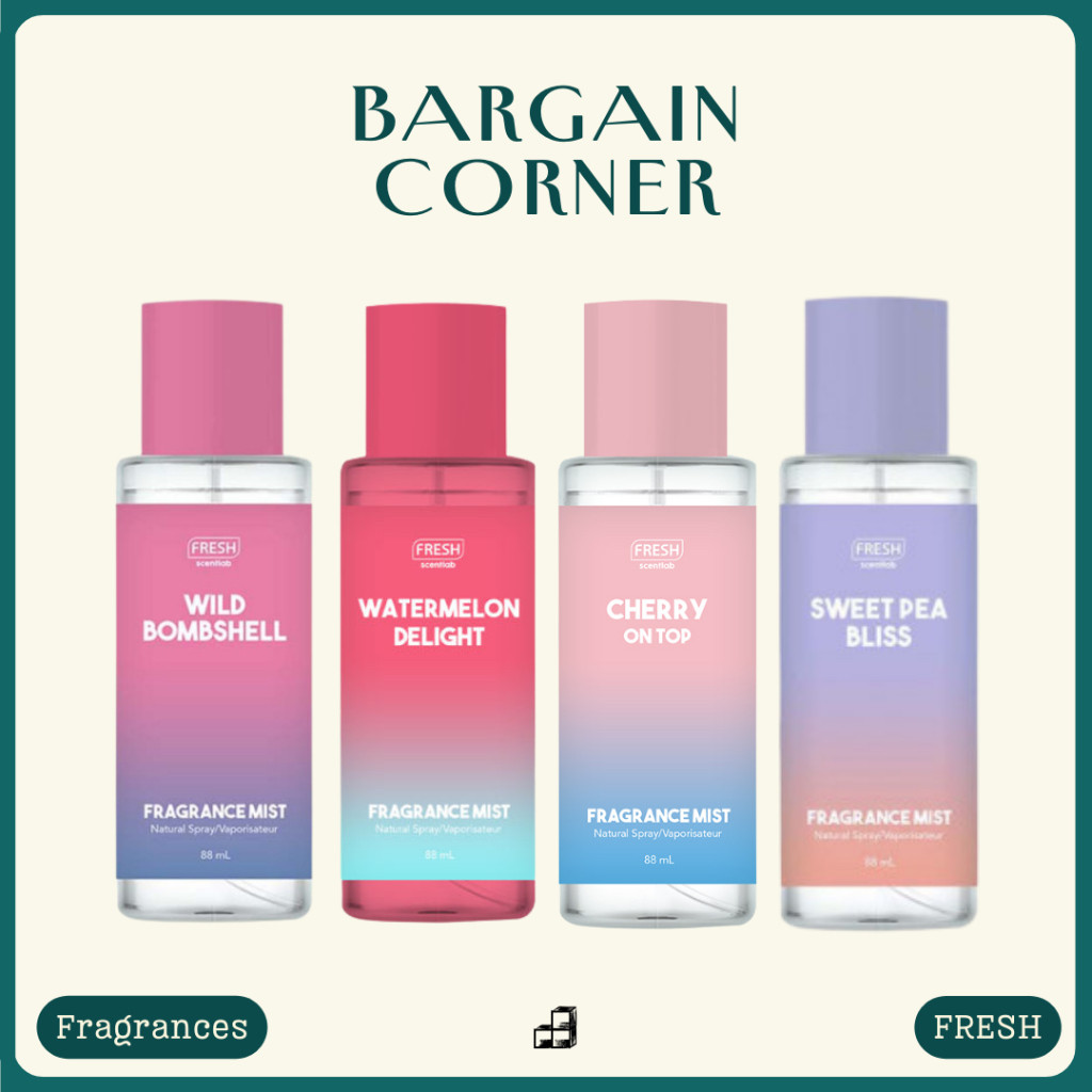 FRESH Scentlab Fragrance Mist 88ml and Body & Face Mists (VARIANTS ...