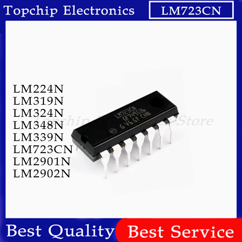 Brand new 10pcs LM324N LM324 DIP-14 LM339N LM339 LM224N LM319N LM348N ...