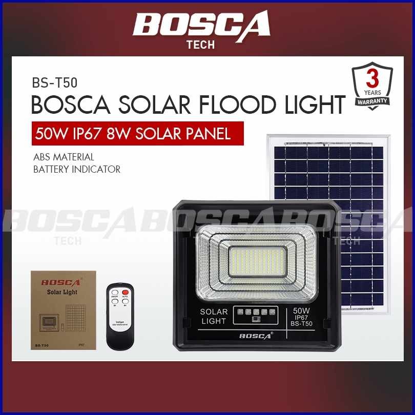 BOSCA Solar Flood Light 50W IP67 solar flood light with remote control ...