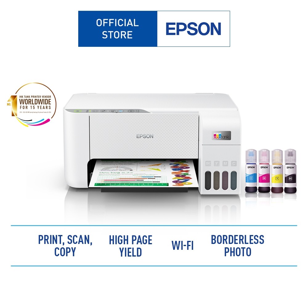 Epson EcoTank L3256 A4 Wi-Fi All-in-One Ink Tank Printer | Shopee ...