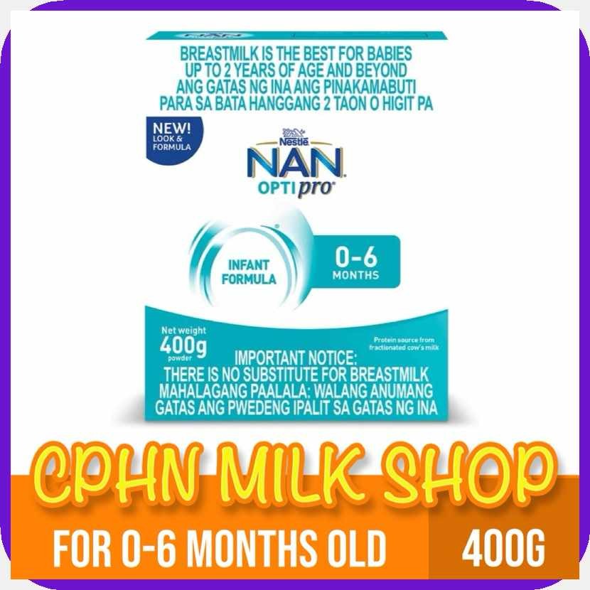 NAN OptiPro One 400g for 0-6 Months Old Infant Formula | Shopee Philippines