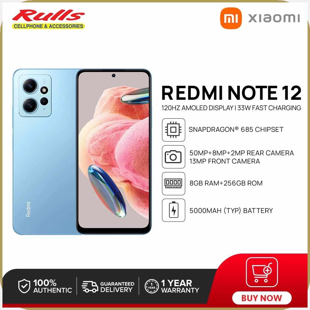 Xiaomi Redmi Note 12 Smartphone | 8GB+256GB | Snapdragon 685 | 50MP ...