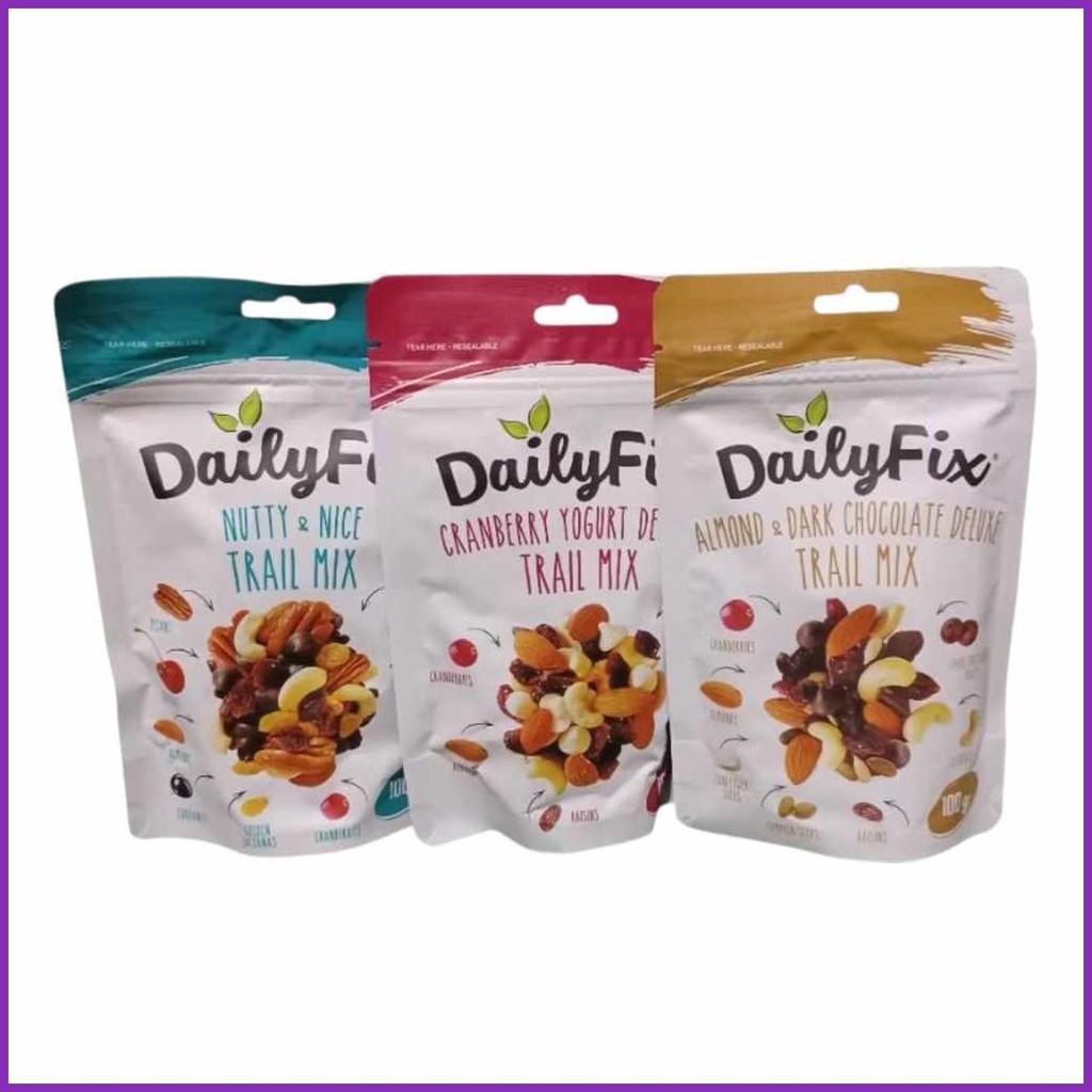 Daily hF+cB+DG+pk+BV+ut+ev+cp Fix Trail Mix Nutty & Nice100g | Shopee ...