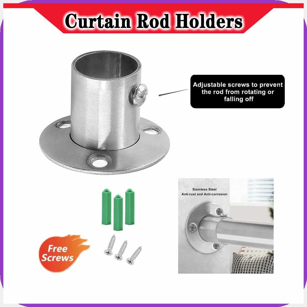 Clothes^Y&Rod=UGHolder-DoStainless-unSteel-aePole.cE]Socket.Pa]Flange ...