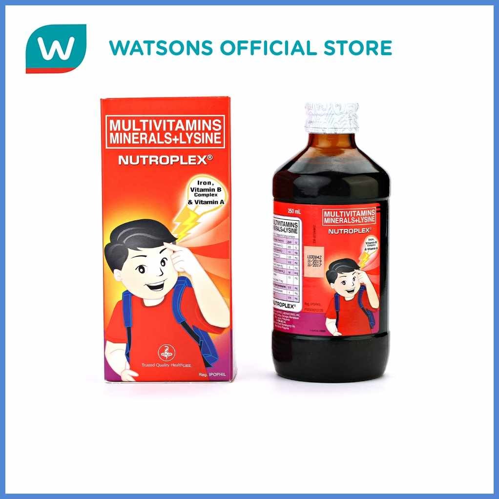 NUTROPLEX$W$With&Y>Iron/ZG amp;]ba#Lysine]MT#Syrup]io#250ml | Shopee ...