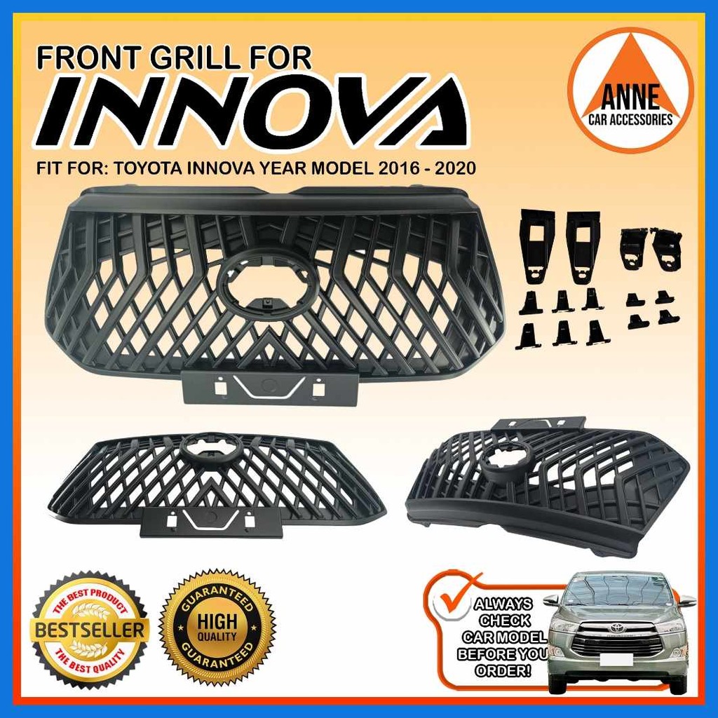 Front?rlq$Grille~b@Toyota+l@Innova+C@2016-2020+o@/+K@2021+P@Onwards ...