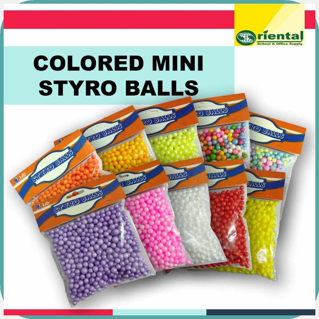 Jolly[d[Mini?yx{Styro,B!Balls[m!/[D!Beads[c!-[ubWhiteVZand Colored ...