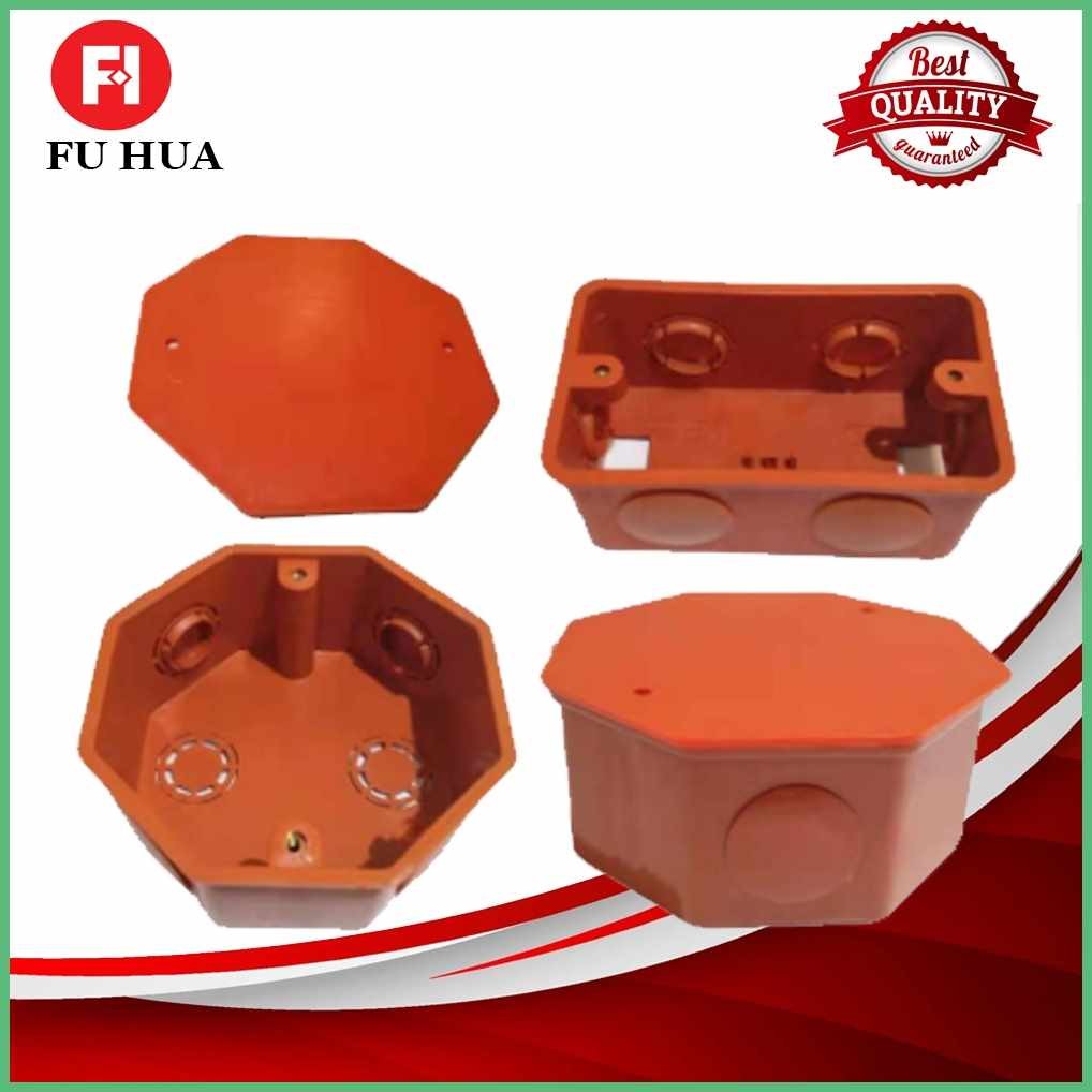 TLX New Orange PCV Junction Box , Utility Box And Junction's Cover High ...