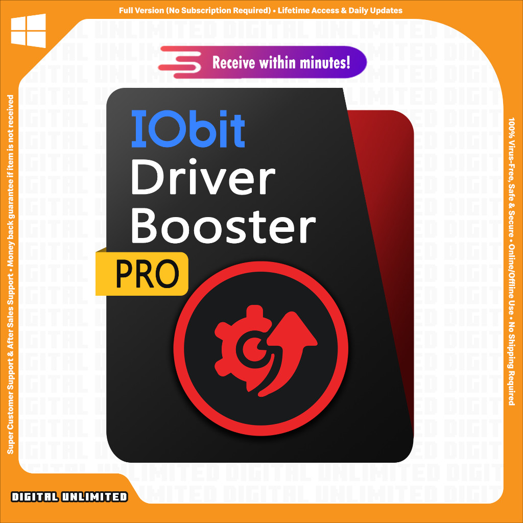 [Lifetime] IObit Driver Booster Pro 12 Latest for Windows OS | Shopee ...