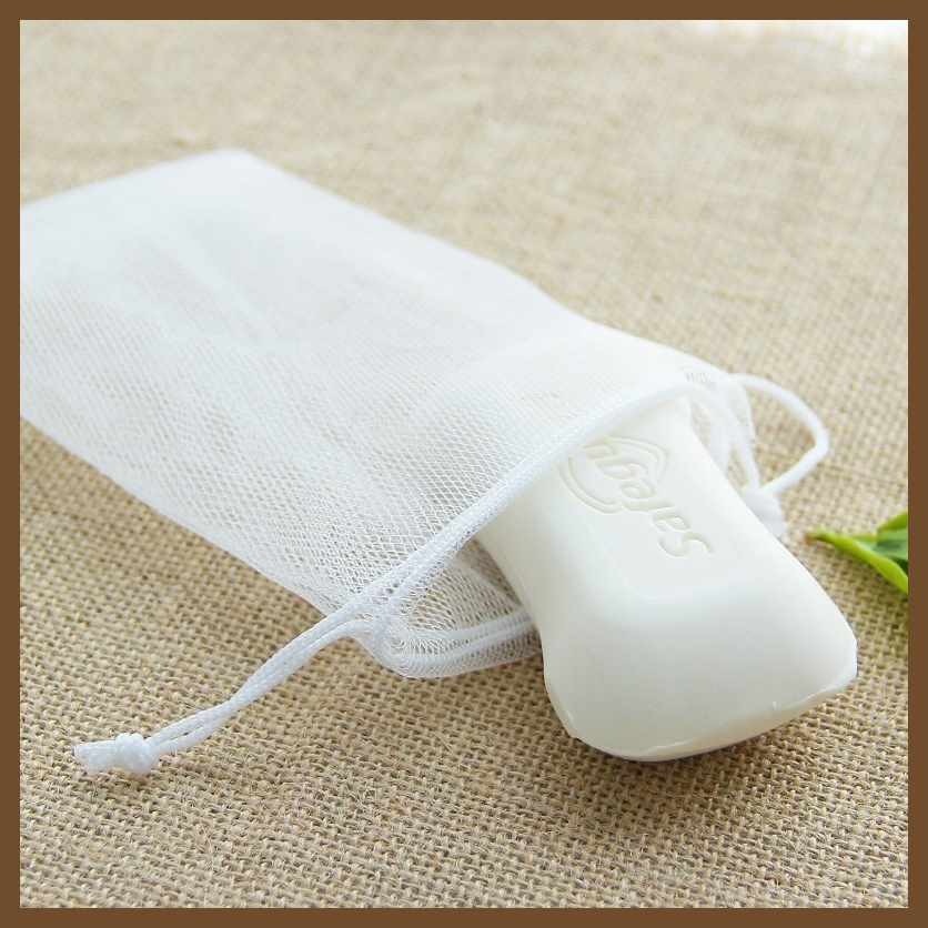 Mesh Soap Pouch Mesh Soap Saver Bag Bubble Foam Net Exfoliating for ...