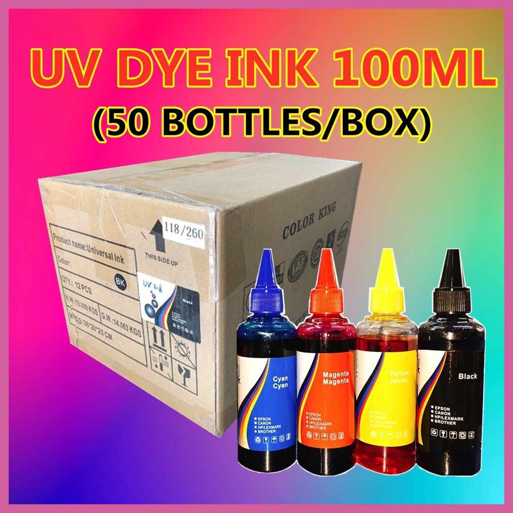 50+IG^Bottles>uL,Accept;D&Asssorted`t&Colors`l&UV`f&Dye`F&Ink`R&100ml ...