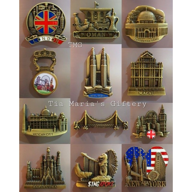 Countries and Cities Fridge Magnets List #2 | Shopee Philippines