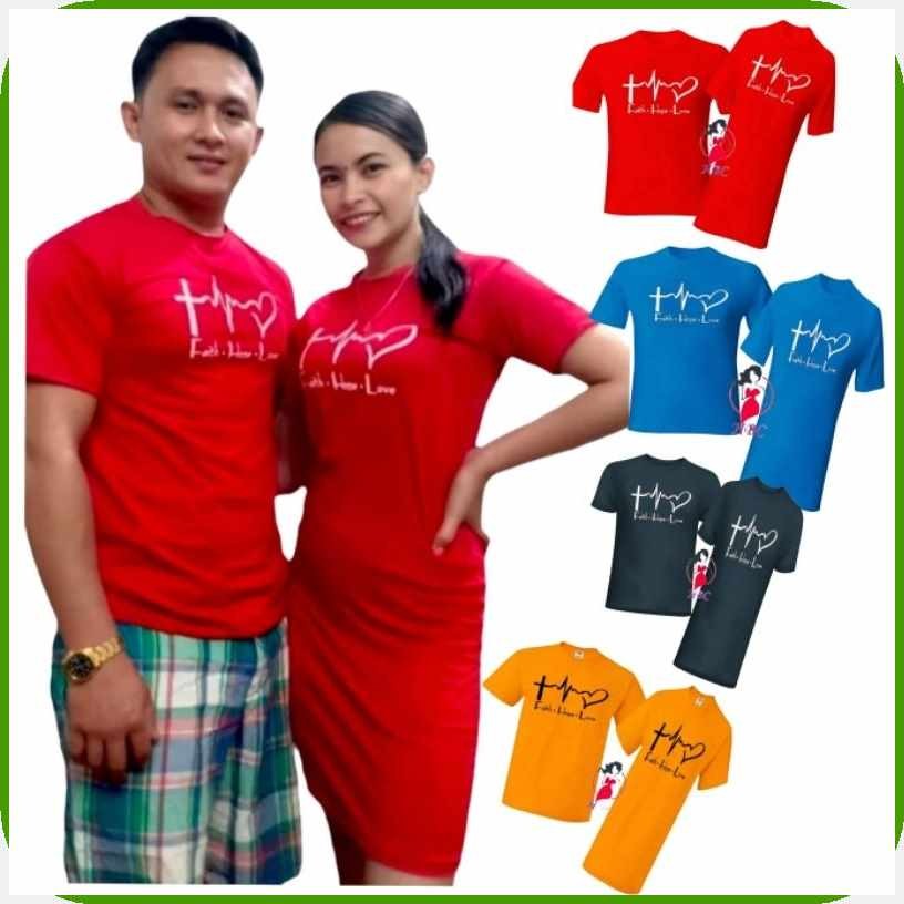 HEARTBEAT)GF]COUPLE*Lq$DRESS/I^(SOLD/o^FOR/d^SET) | Shopee Philippines