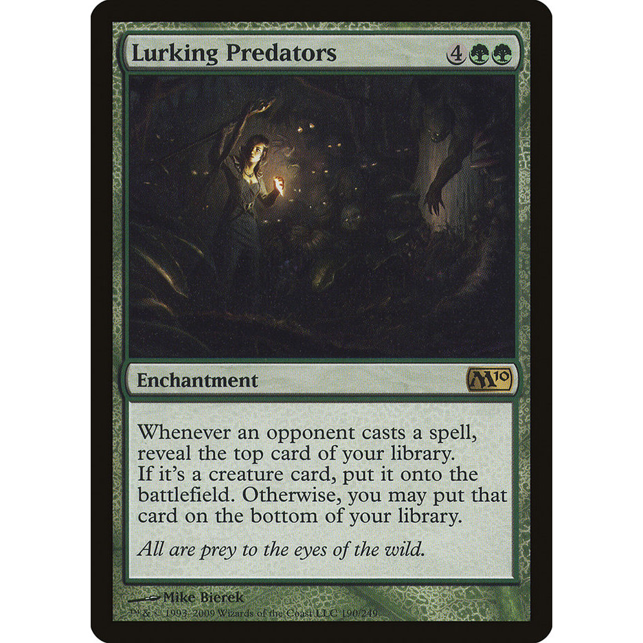 Lurking Predators Magic the Gathering Card [MTG] | Shopee Philippines