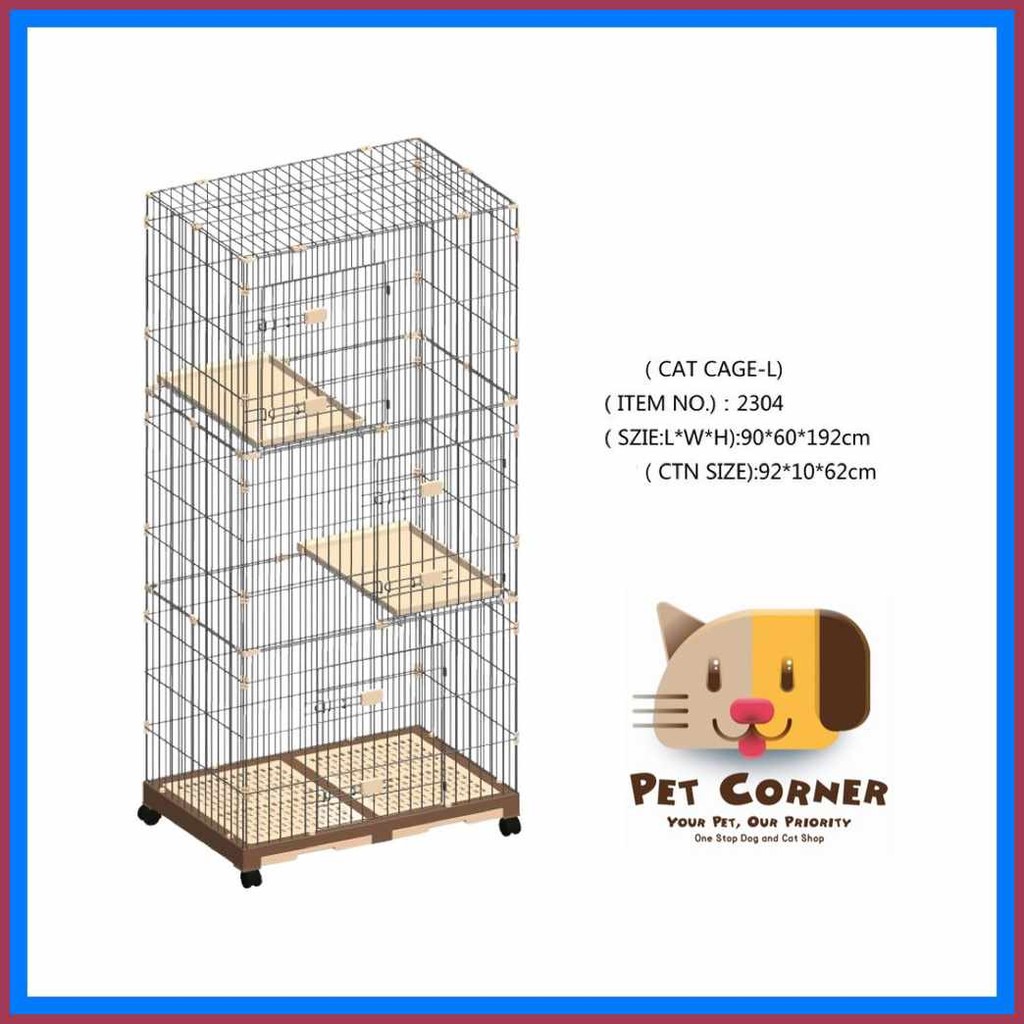 PAWSMART/BL(CAT@p@t@x@p@f@n p@CAGE 2304 HIGH HEAVY DUTY | Shopee ...