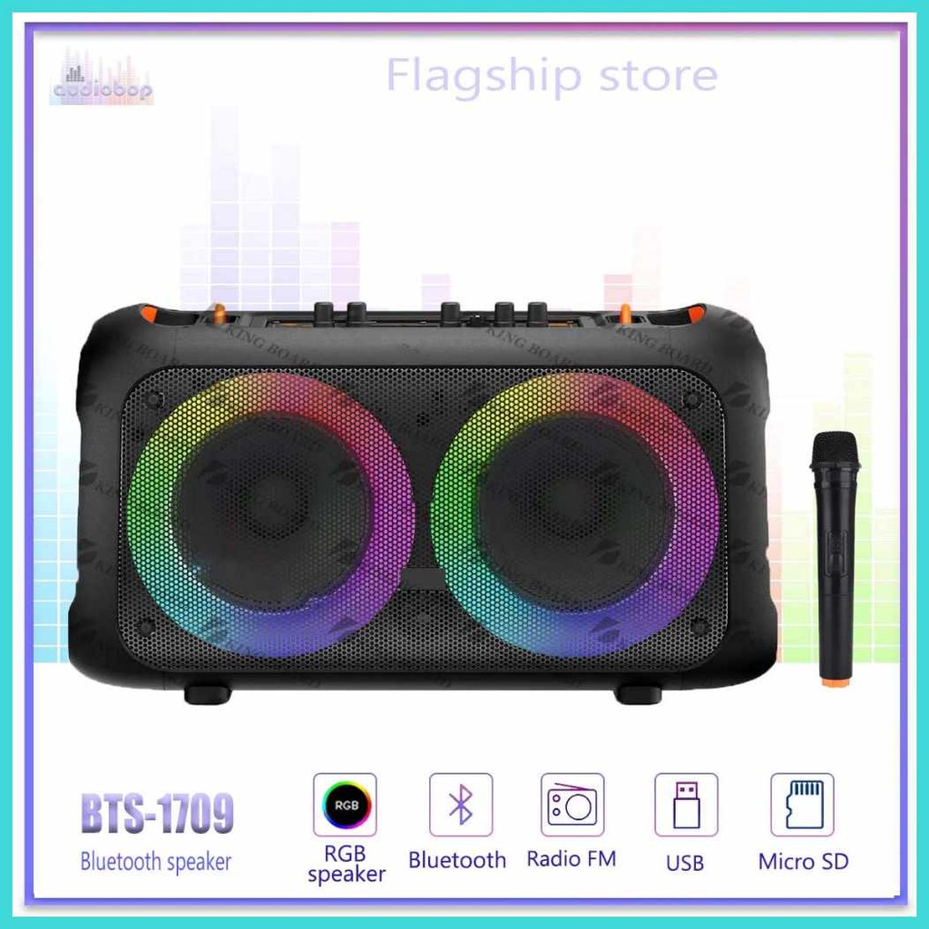 Audiobop=h*+s`Dual&6.5&Portable&karaoke%f/FM=iR+Bluetooth;y&Speaker ...